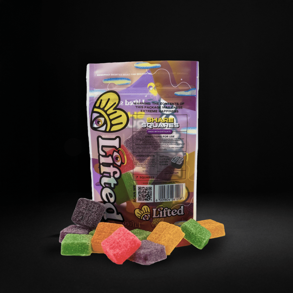 Share Square Gummies 420mg – Lifted Life